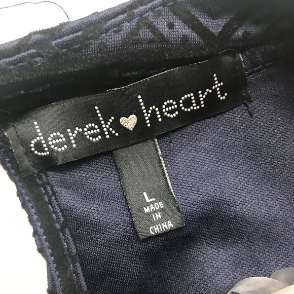 Derek Heart | Dresses | Derek Heart Shift Velvet Texture Dress Large ...